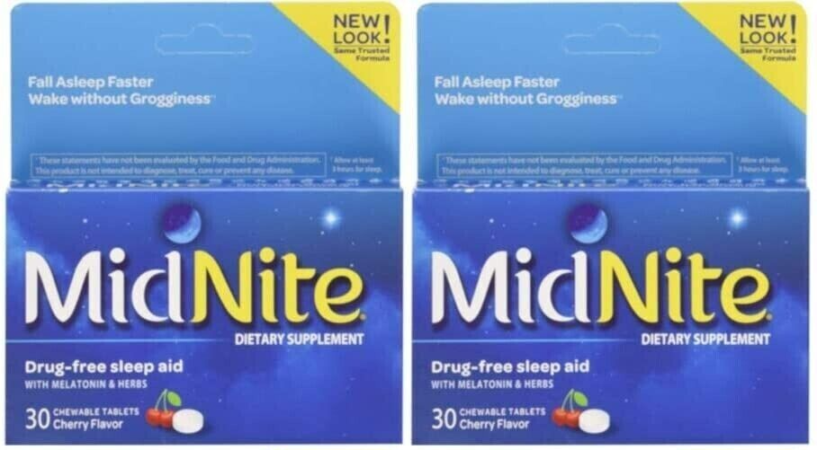MidNite Drug-Free Sleep Aid Supplement,-60 tablets New just arrived | eBay