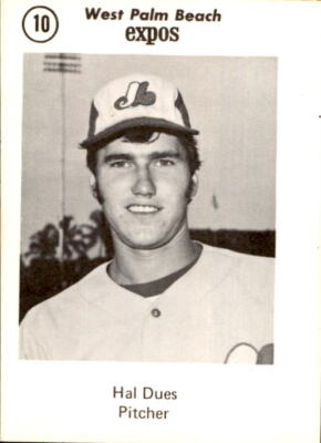 1975 West Palm Beach Expos Sussman #10 Hal Dues - NM Baseball Card | eBay