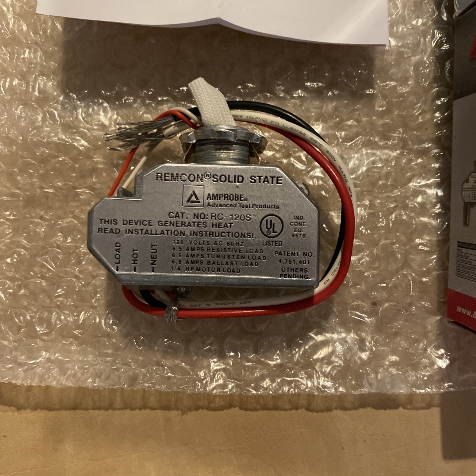 Amprobe RC-120S Remcon Relay Switch for sale online | eBay