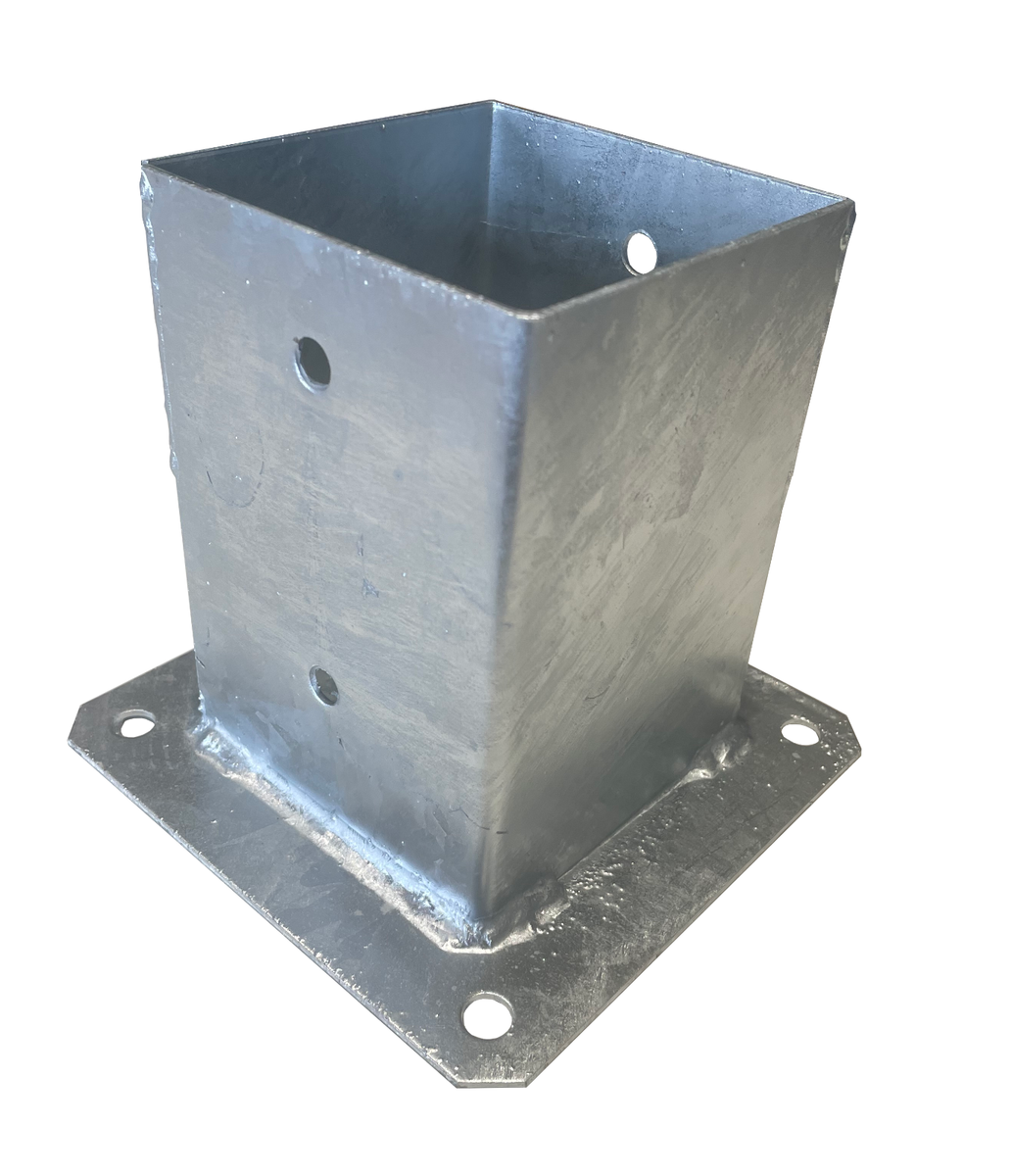 Fence Post Support Plate Wholesale Galvanized Steel Fence Post Base