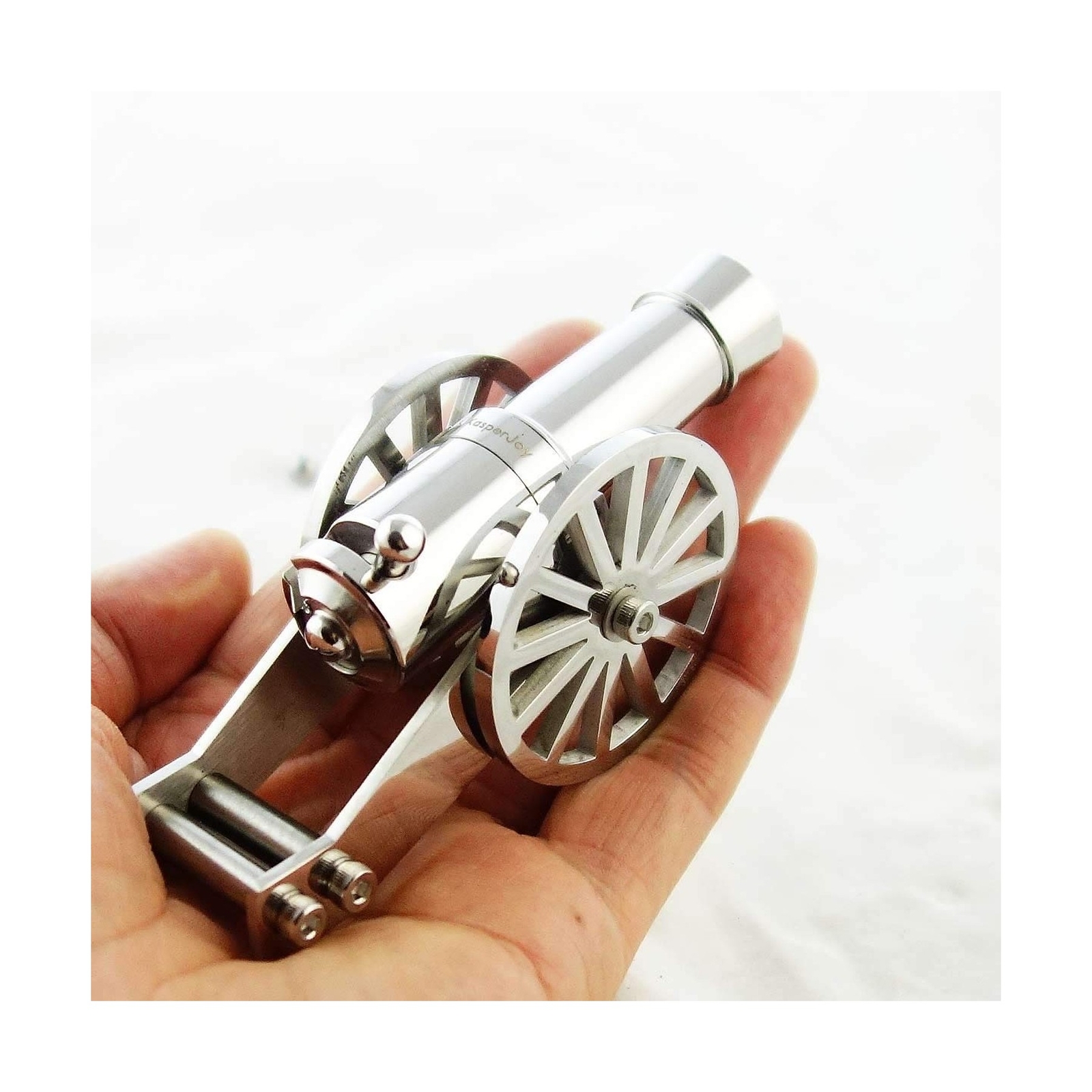 TIETHEKNOT Mini Napoleon Cannon Model Metal Replica Desktop Decorating ...