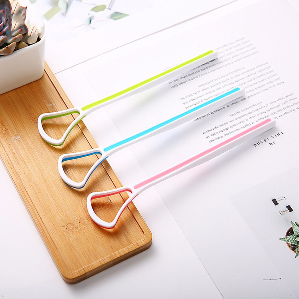 6pcs Dental oral scraper tongue care cleanser tung scraper | eBay