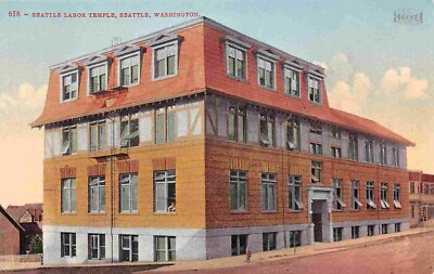 Seattle Labor Temple Washington 1910c postcard | eBay