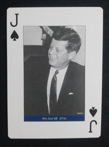 2004 JFK John F Kennedy Playing Card Jack Spades | eBay