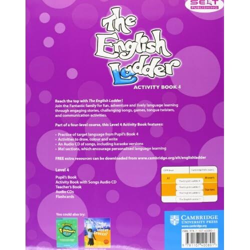 The English Ladder Level 4 Activity Book with Songs Audio CD ...