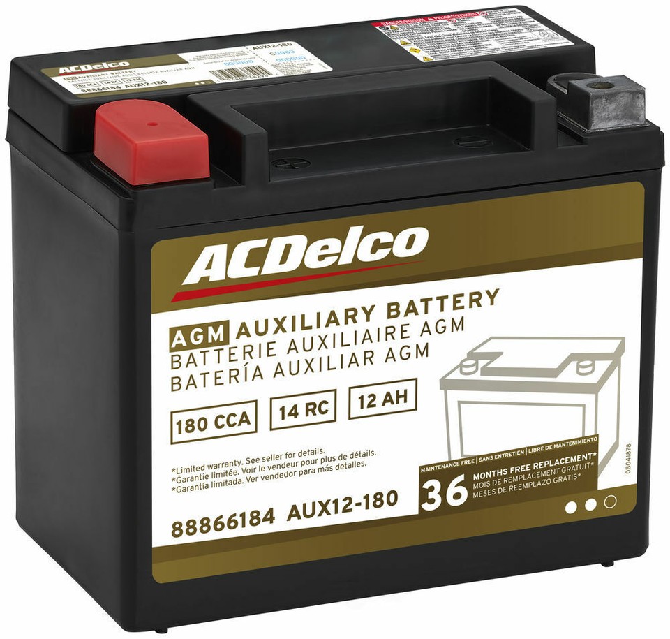 Vehicle Battery ACDelco AUX12-180 | eBay
