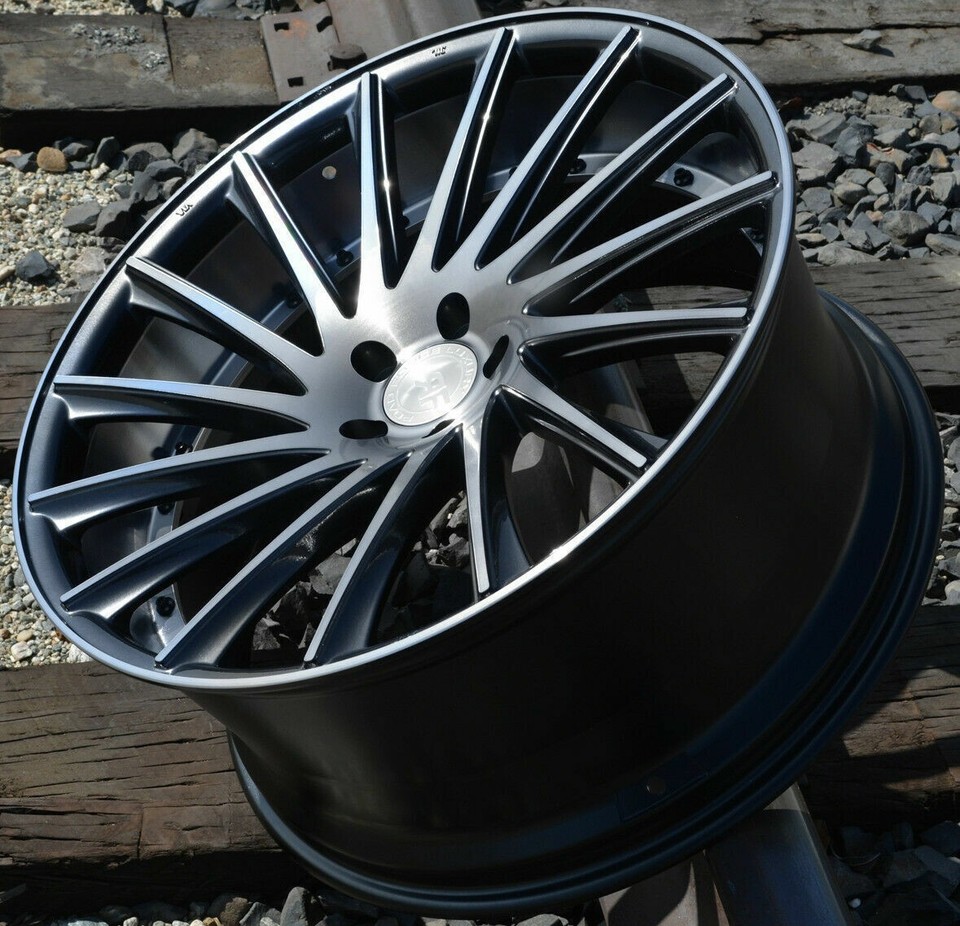 22" Roadforce RF16 Wheels Stagger Gunmetal Machine Rims For BMW | eBay