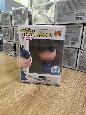 Funko Pop! Animation Dino (Blue) Limited to 2500 + Hard Case ...