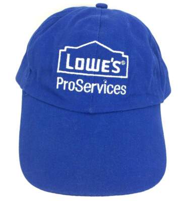 Lowes Hat ProServices Cap Employee Logo Uniform Strapback Baseball ...