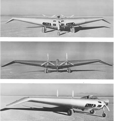 1/6 Scale Northrop N1M Flying Wing Plans, Templates and Instructions ...