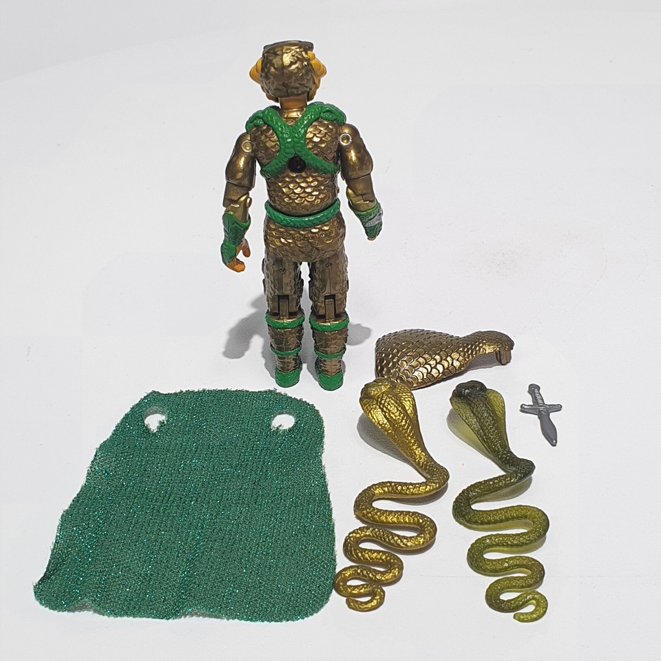 Vtg GI Joe SERPENTOR figure A v1 100% COMPLETE original 1986 Air ...