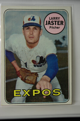 1969 Topps #496 Larry Jaster Montreal Expos Baseball Card NMT-MT | eBay