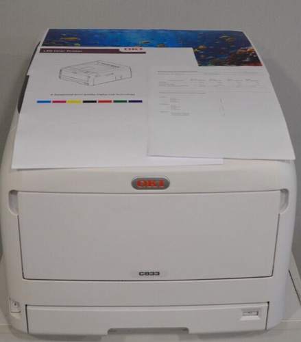 Top OKI C833 A/3 Farblaserdrucker mit Rechnung | eBay.de