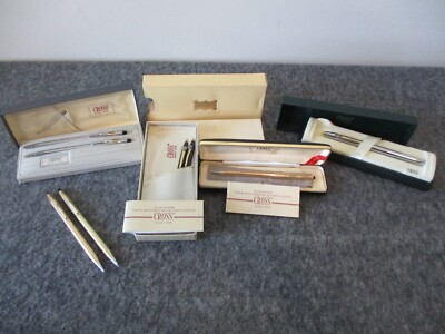 CROSS PEN/MECH PENCIL LOT(8) PRATT&WHITNEY-MUELLER-FIRE HYDRANT-12KT ...