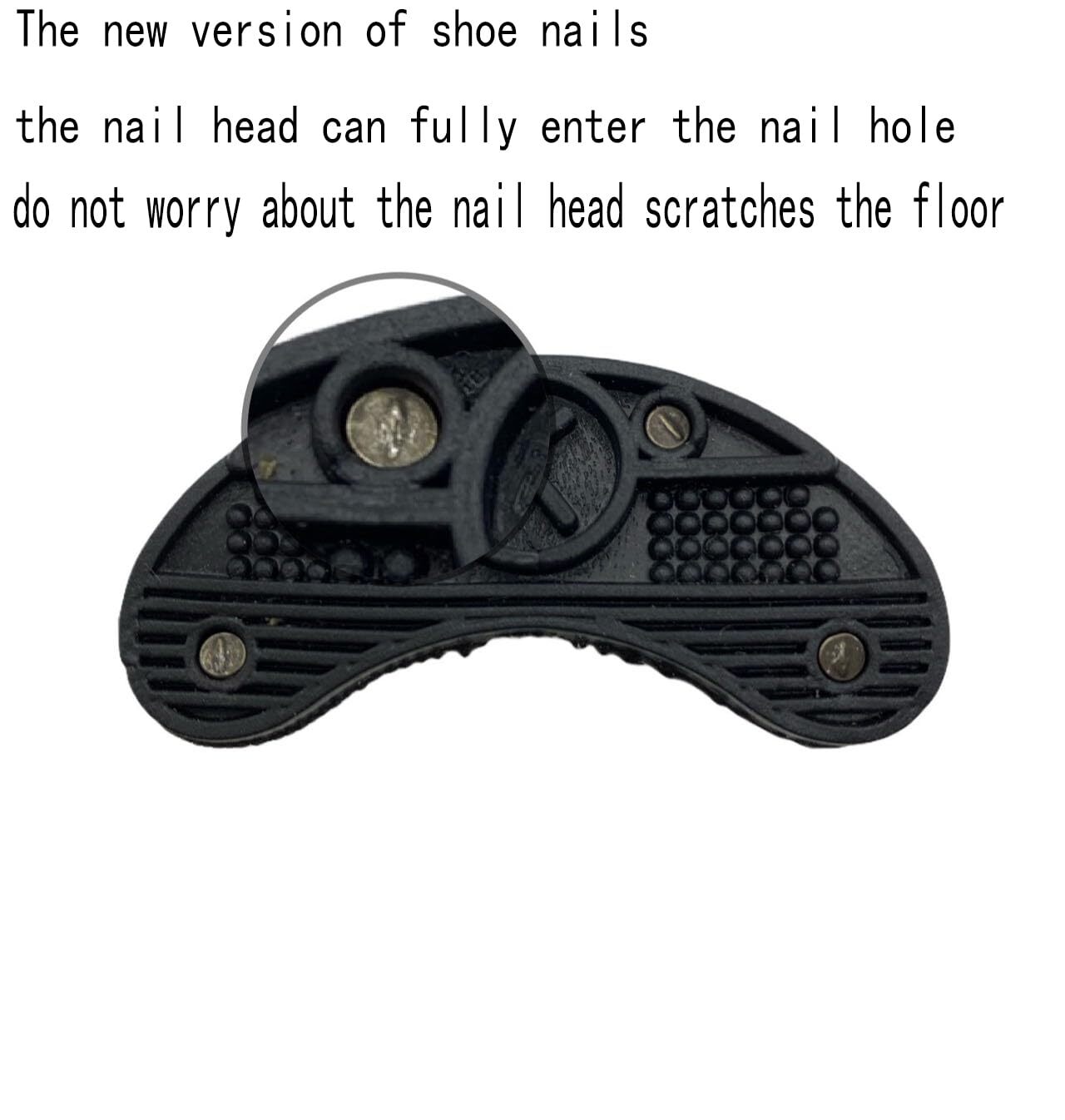 40 Pcs/20 Pairs Rubber Shoes Heel Taps Tips Repair Pad Replacement for ...