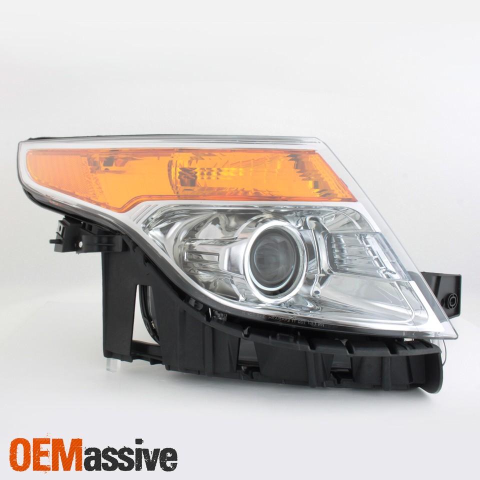 Fit 2011-2015 Ford Explorer Headlights Halogen Left+Right 11 12 13 14 ...