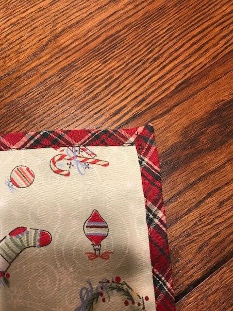 Custom-made w/Longaberger ALL the Trimmings fabric table runner w/Plaid ...