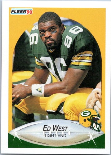 1990 Fleer Ed West Green Bay Packers #181 NFL Card | eBay