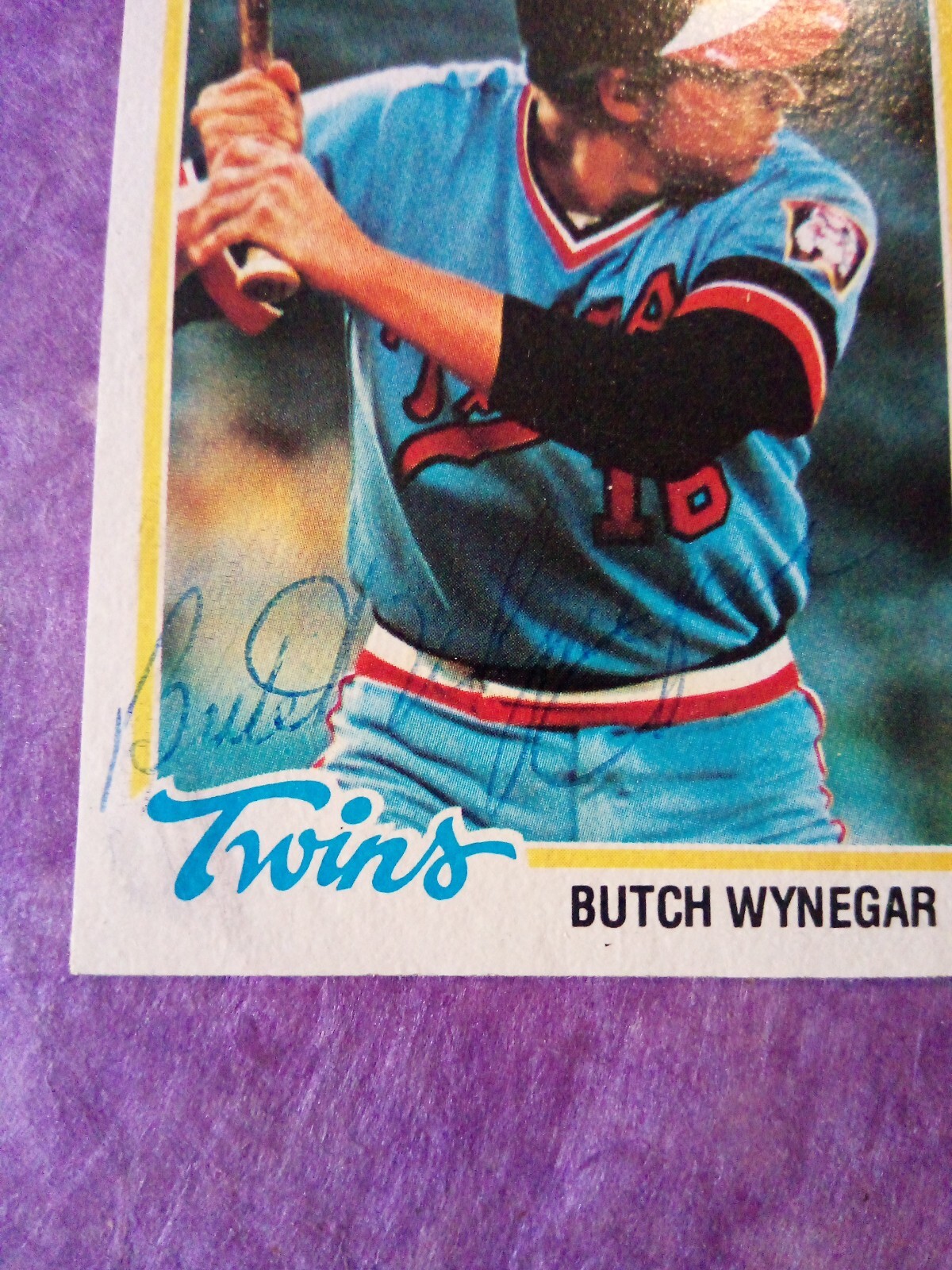 Butch Wynegar autographed baseball card (Minnesota Twins) 1978 Topps ...