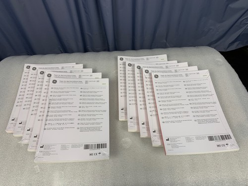 10x GE ECG Paper A4 Red Grid 205mm Wide Z-Fold Block Queue - 2104772 ...