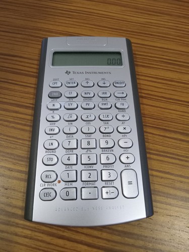 Texas Instruments BA II 2 Plus Professional Advance Business Analyst ...