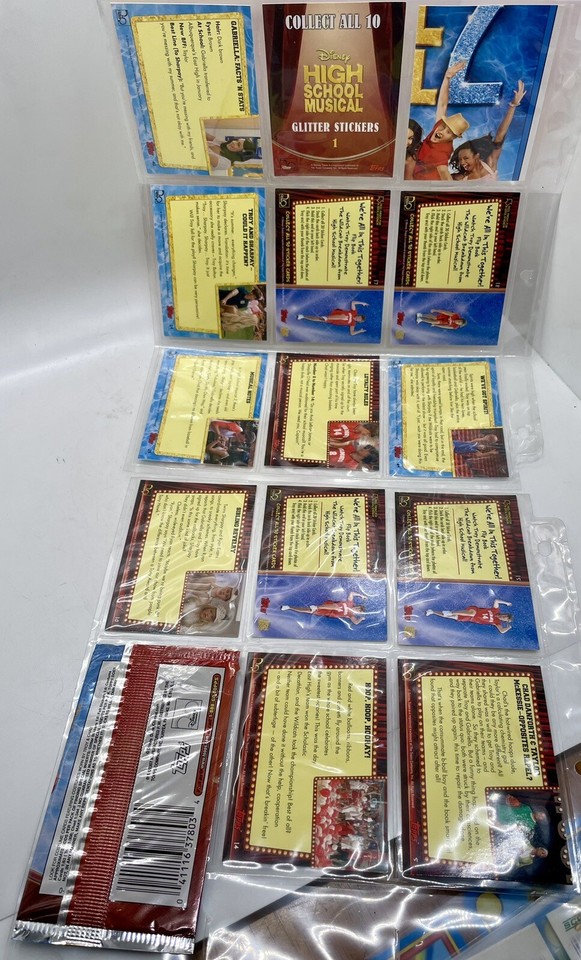 DISNEY HIGH SCHOOL MUSICAL 2008 Trading Card & Sticker Lot Topps | eBay