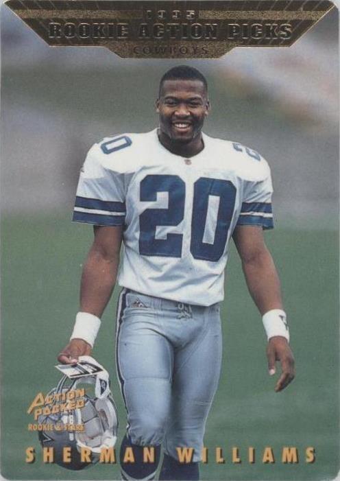 1995 Action Packed Rookies & Stars - Sherman Williams #91 (RC) for sale ...
