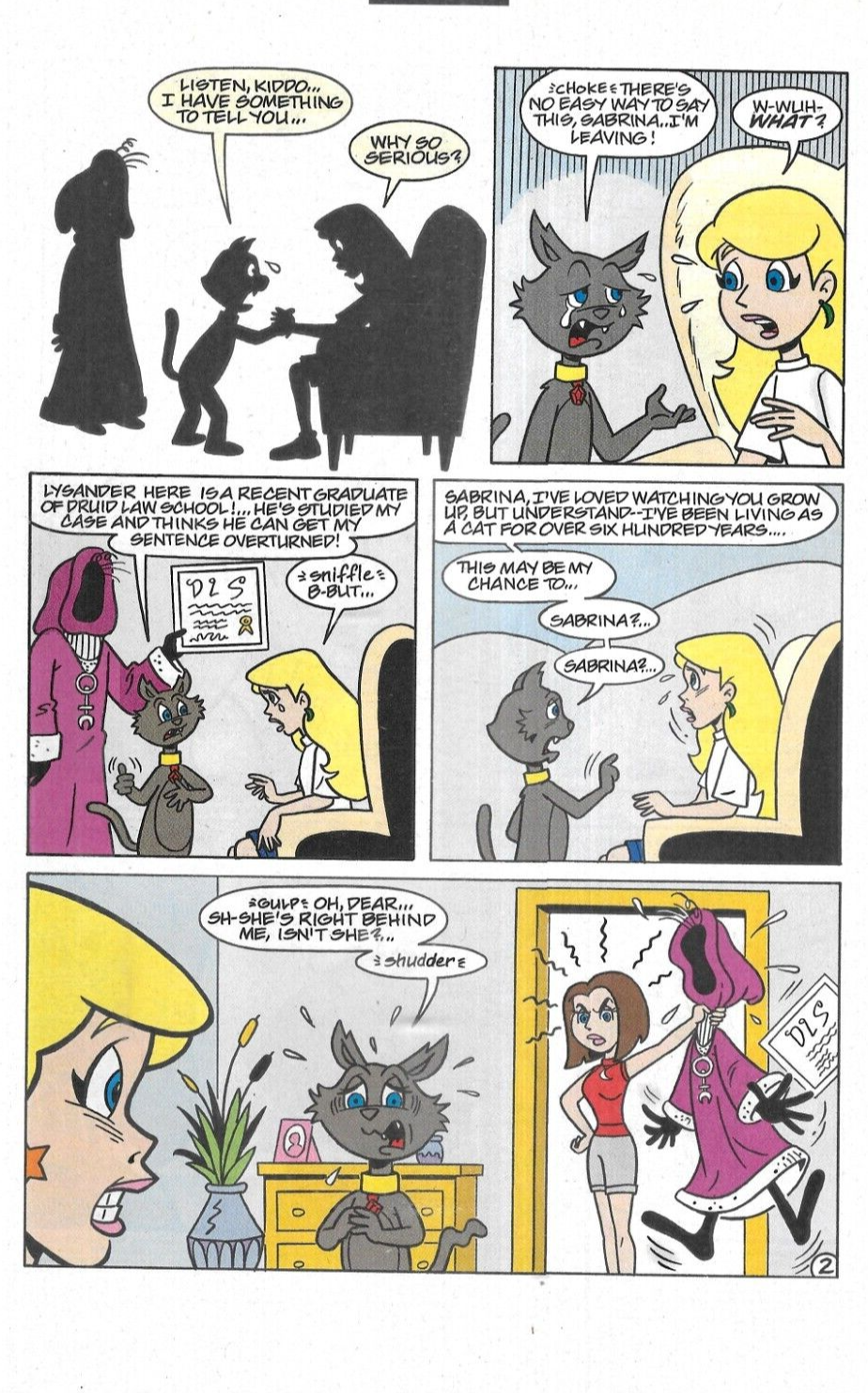 Sabrina Comic 33 First Print Cover A 2002 Mike Gallagher Dave Manak Jon ...
