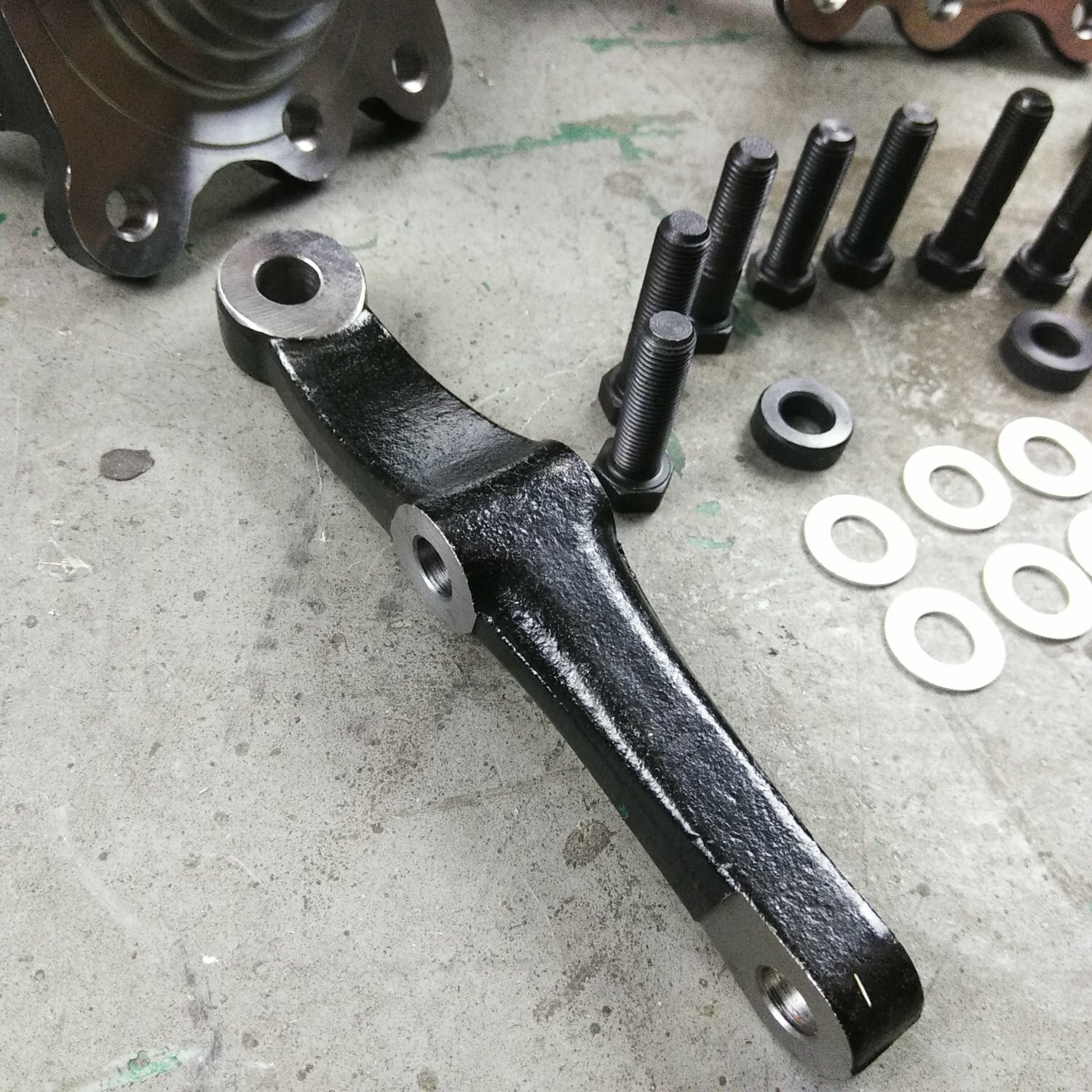 Mustang II IFS 2pc Stock Height Spindle for Front End Suspension ...