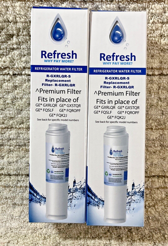 Refresh R-GXRLQR-S Premium Water Filter, Qty 2, Replacement for GE ...