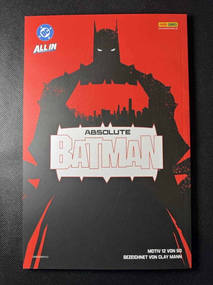 Absolute Batman #1 Clay Mann Variant Number 6/150 - German Panini ...