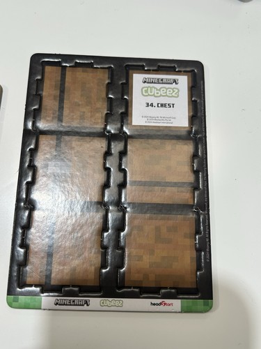 Woolworths Minecraft Cubeez (Chest - 34) - BRAND NEW | eBay