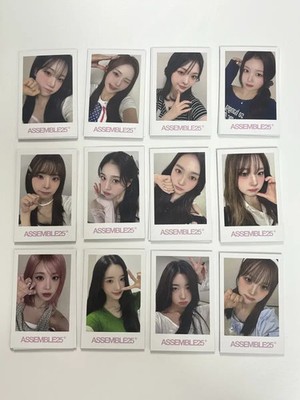 12 Person Set triples Assembly 25 polaroid Photocard Unreleased pre ...