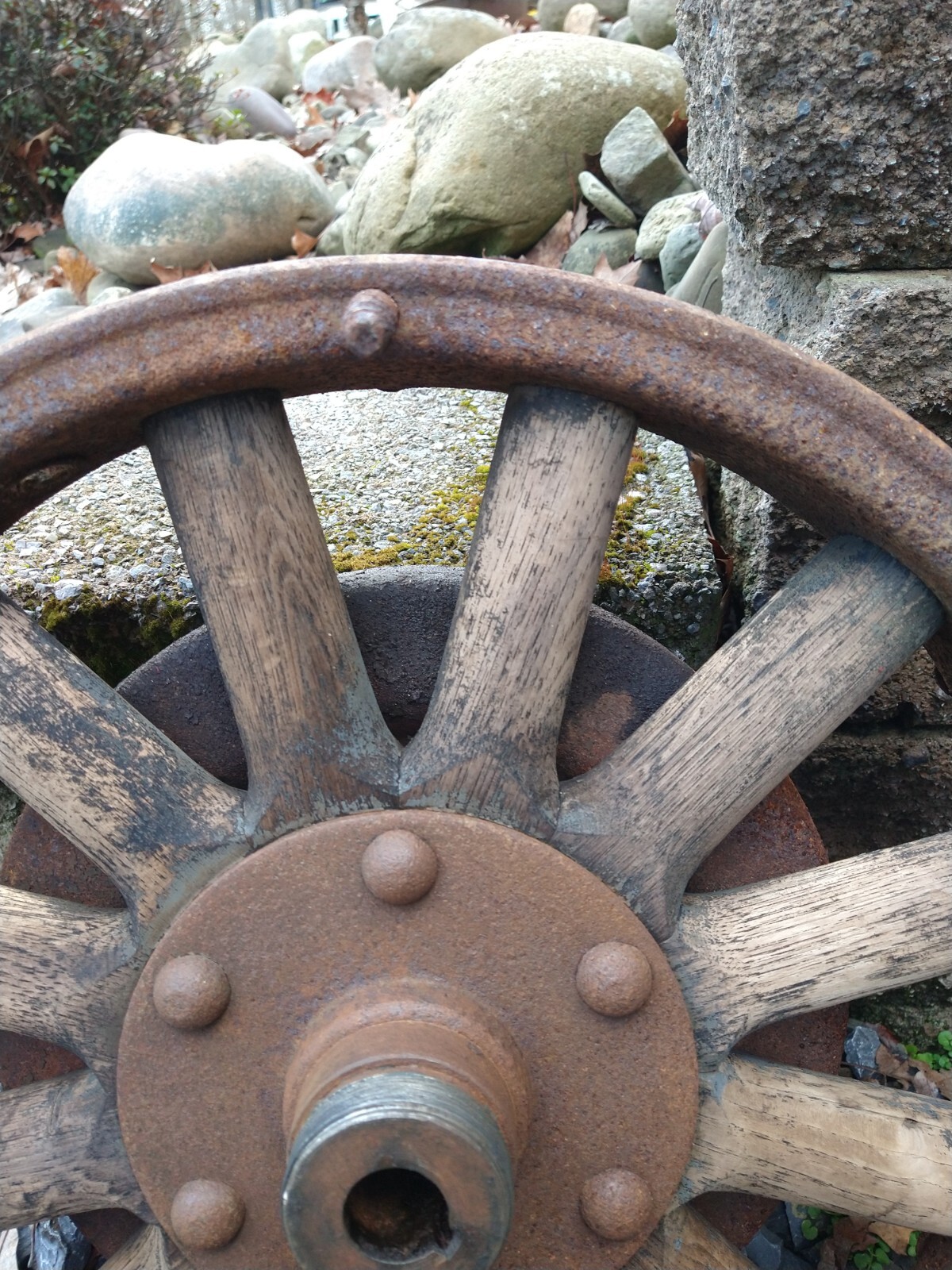 2-1925 1926 1927 Model T Ford TT Truck 20" REAR WOOD SPOKE WHEEL / HUB ...