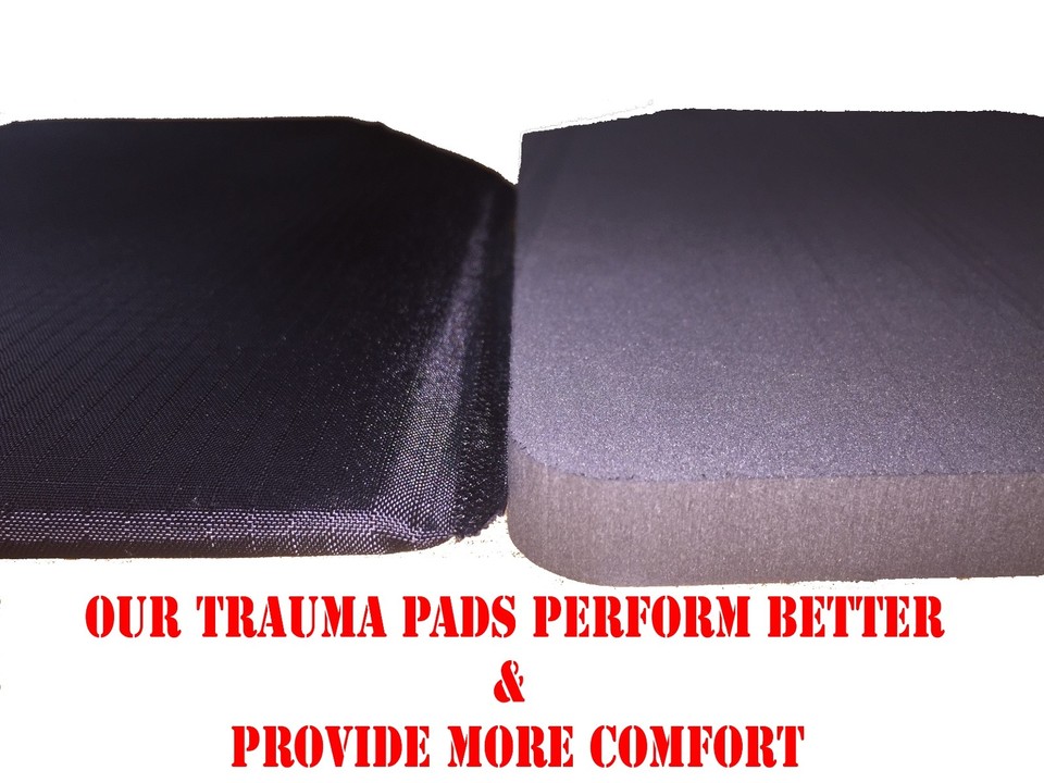FOAM Non-Ballistic Trauma Pads for AR500 Body Armor -11x14 PAIR | eBay