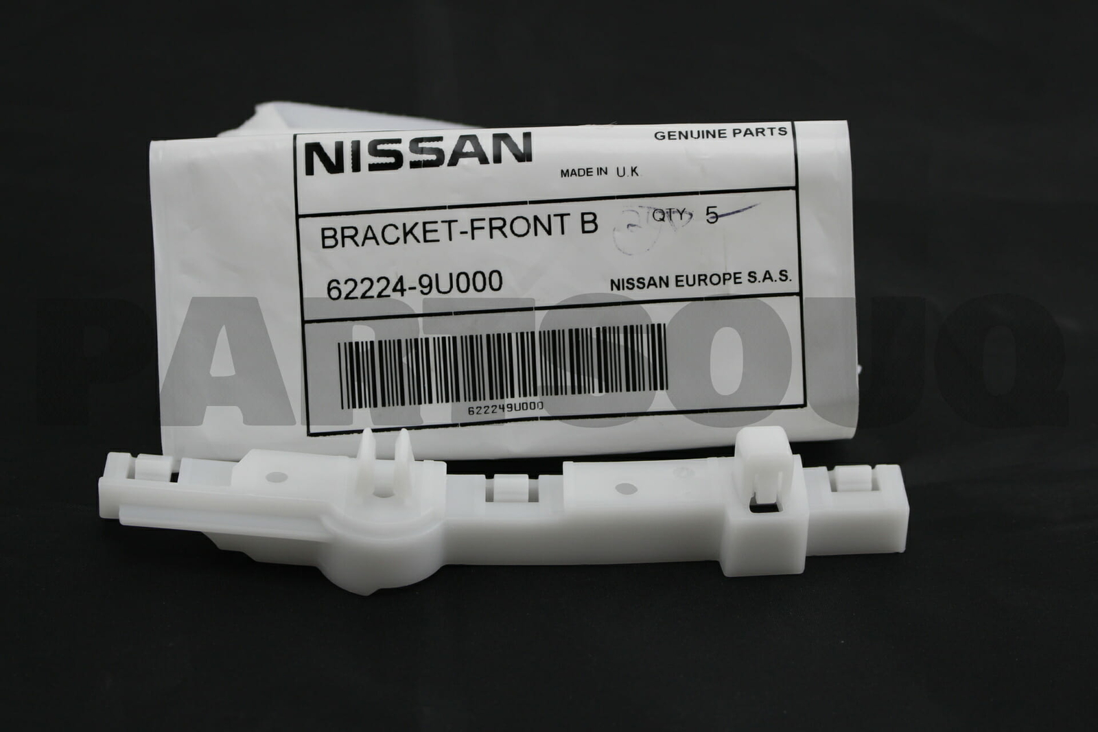 622249U000 Genuine Nissan BRACKET-FRONT BUMPER SIDE,RH 62224-9U000 | eBay