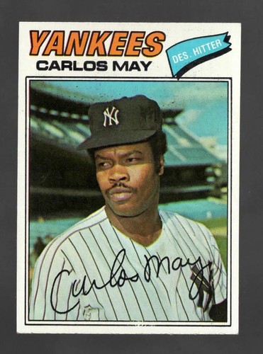 1977 Topps Carlos May New York Yankees #568 Excellent | eBay