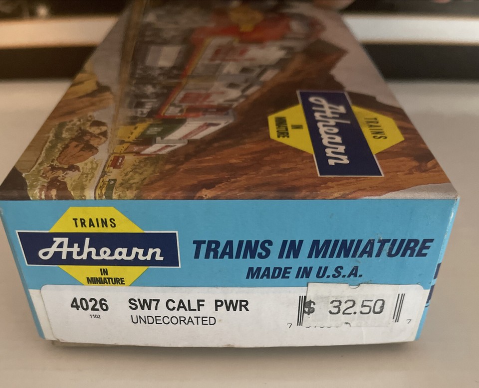 Rare Athearn 4026 SW7 Calf PWR Undecorated HO Train Scale Gauge NEW! | eBay