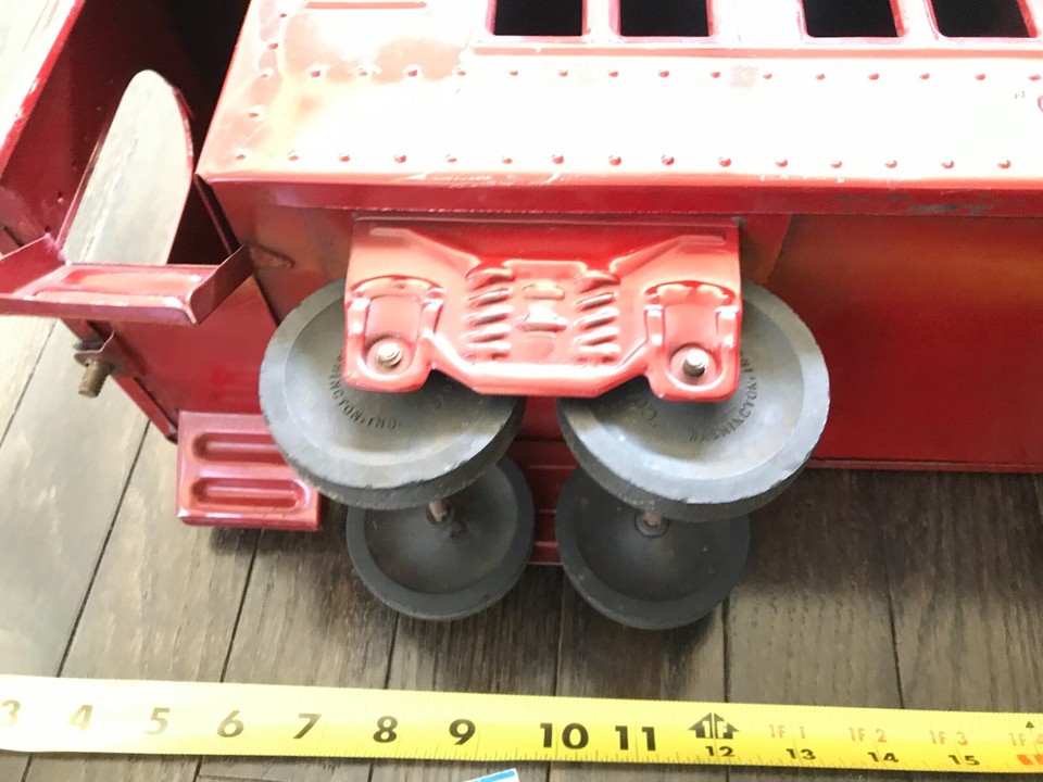 1920s Pullman Cor Cor Toys 24" Passenger Car Train Car Pressed Steel ...