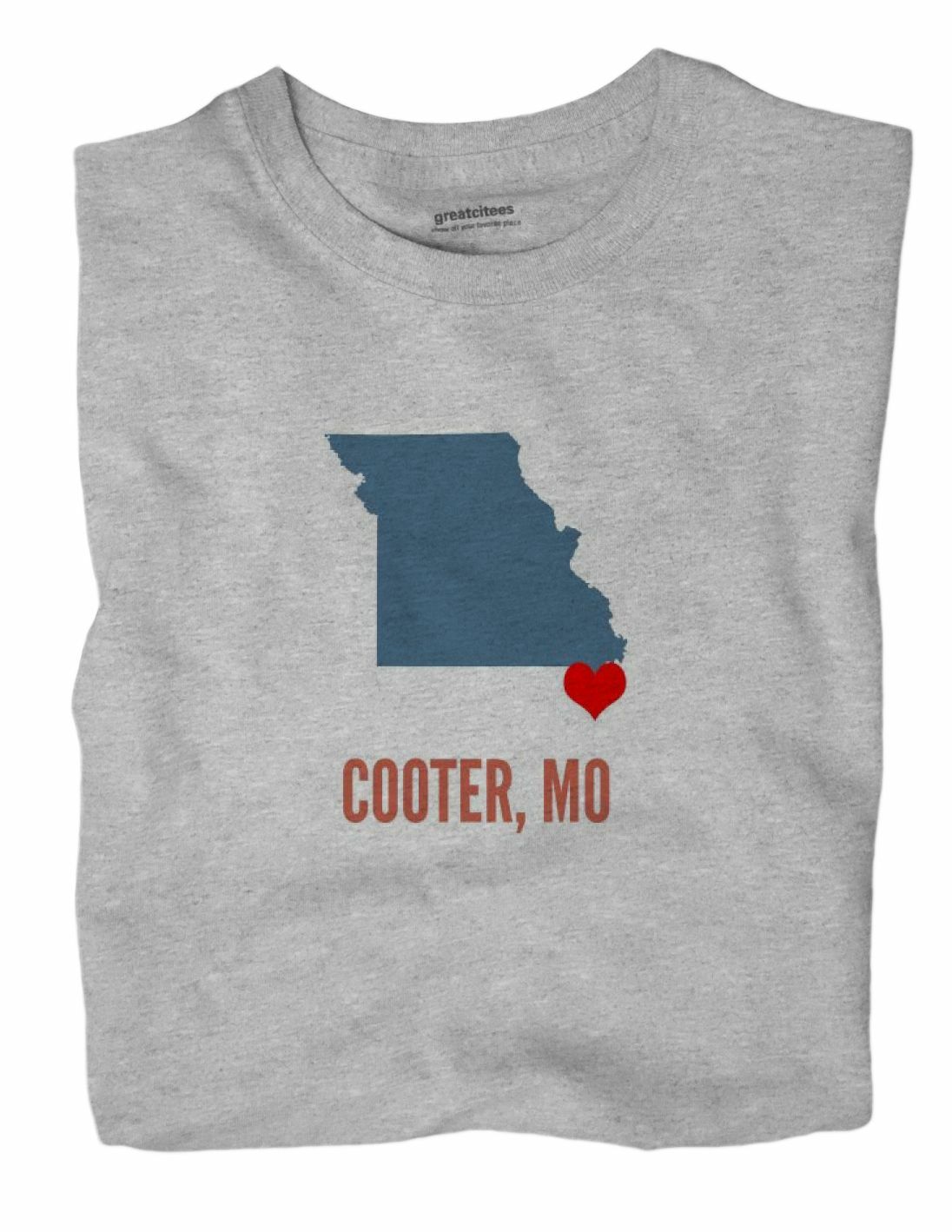 Cooter Missouri MO T-Shirt HEART | eBay