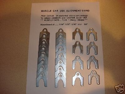 Front End Alignment Shims,Fits all Muscle Cars,Chevy,Ford,Mopar ...