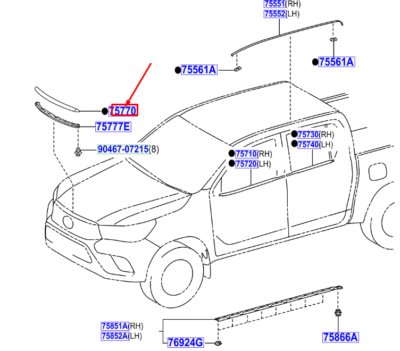 Toyota Hilux Body Parts