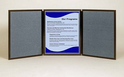Tabletop & Portable Displays - Table Top Velcro Display
