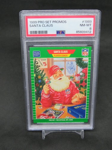 1989 PRO SET FOOTBALL SANTA CLAUS #1989 PSA 8 MA3 | eBay