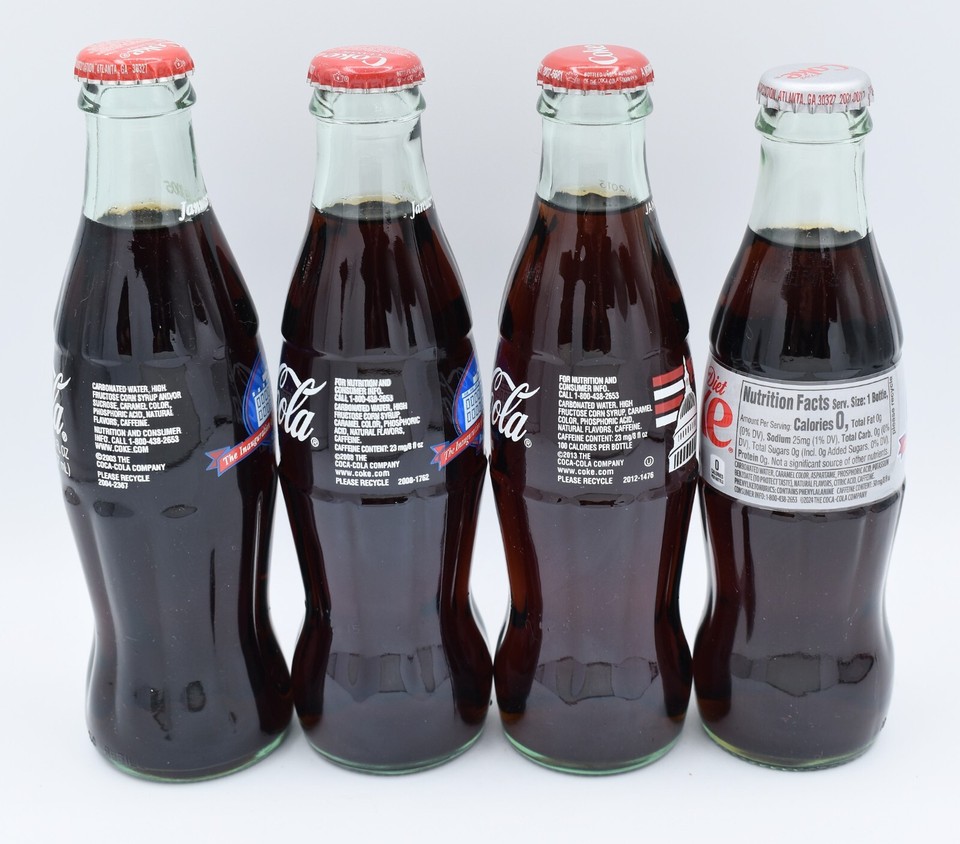 *4 Presidential Inauguration Coca Cola Bottles Bush /Barack Obama ...