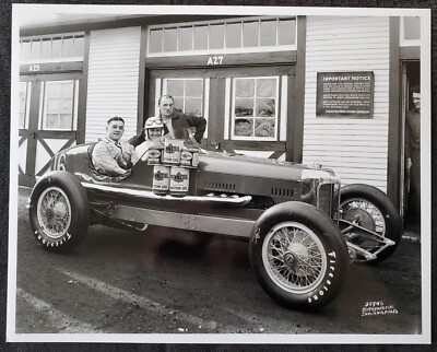 1935 Deacon Litz Indianapolis Indy 500 Official IMS IndyCar 8x10 ...