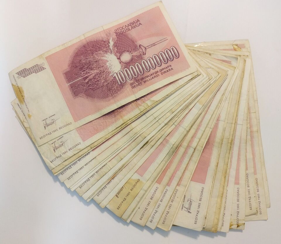 1 NOTE FROM TESLA BUNDLE $10,000,000,000 BILLION DINARA CURRENCY ...