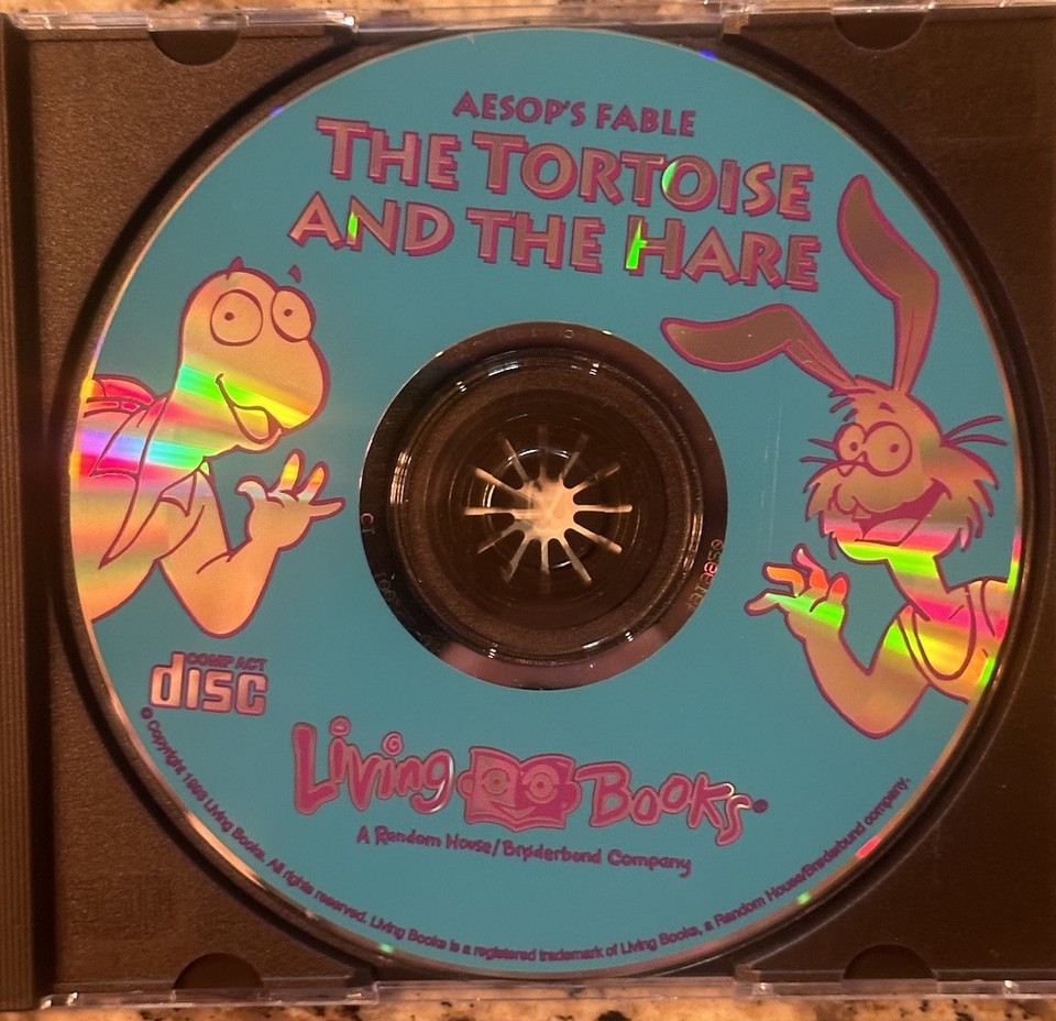 Living Books The Tortoise and the Hare • PC CD-ROM For Kids | eBay