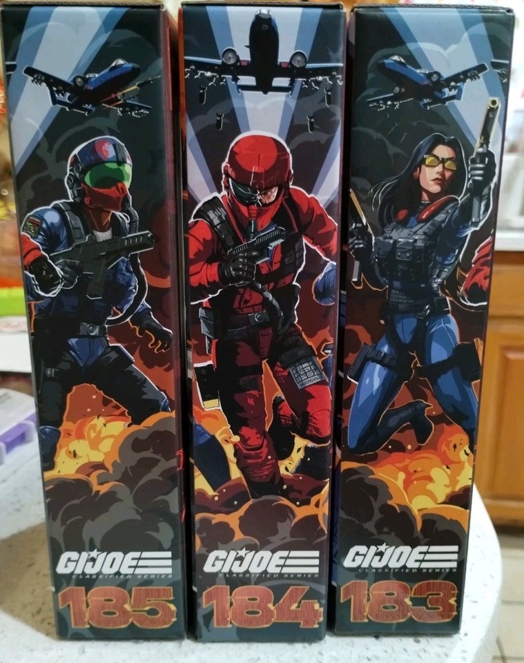 IN HAND!! Haslab Gi Joe Classified LOT of 3 Figures Plus Patches Only ...