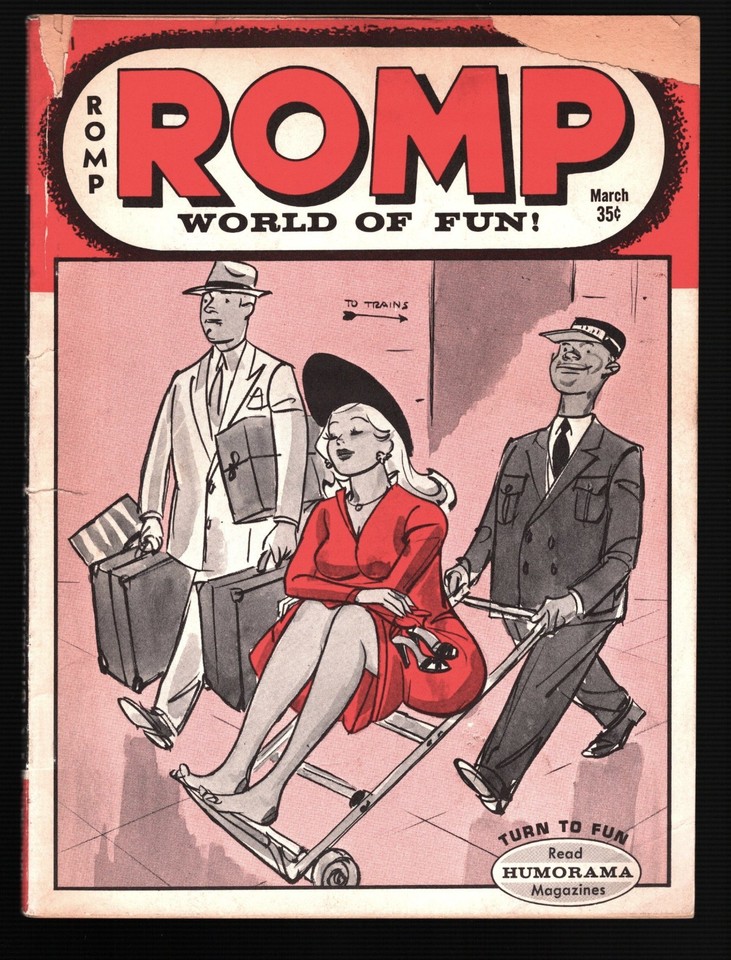 SILVER AGE ROMP (3/66) BILL WARD SPANKING CARTOON GOOD GIRL ART & MORE ...